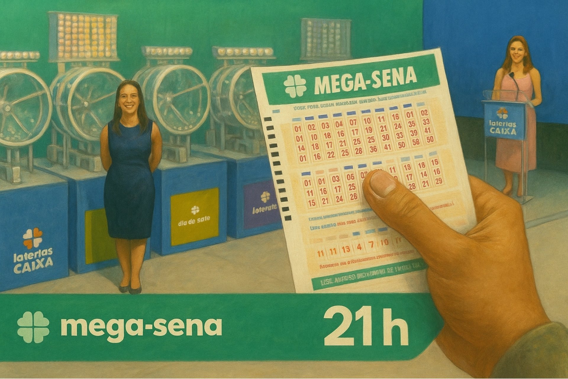 R$ 3,5 milhões hoje: Resultado da Mega-Sena 2956 de terça (06/01/26)